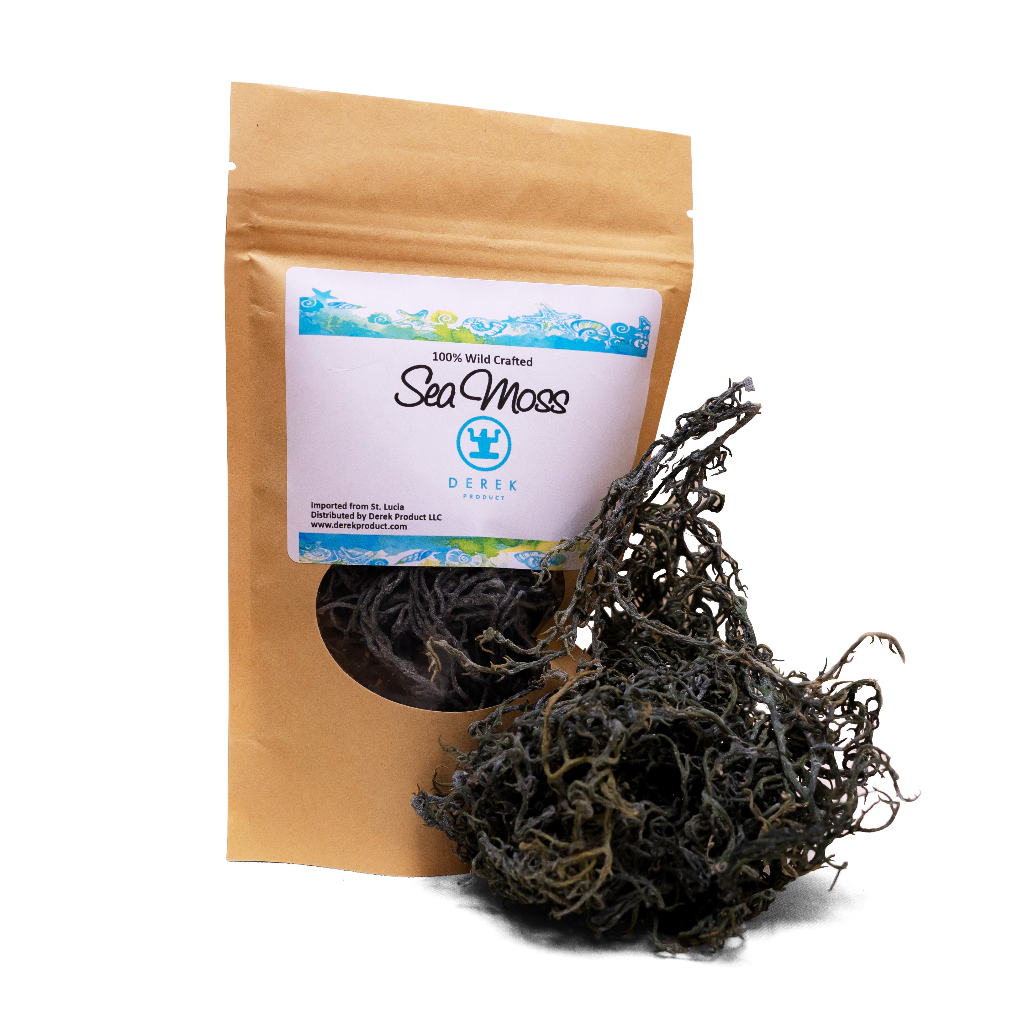 Derek Product 100 Wildcrafted St Lucia Green Sea Moss High Chlorophyll Content Derek Product